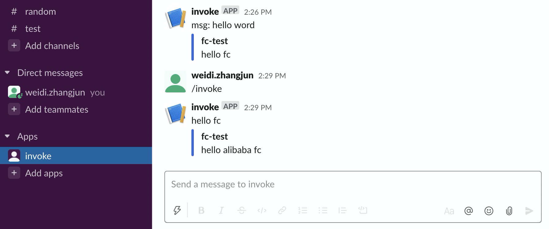 GitHub - awesome-fc/third-party-integration-slack